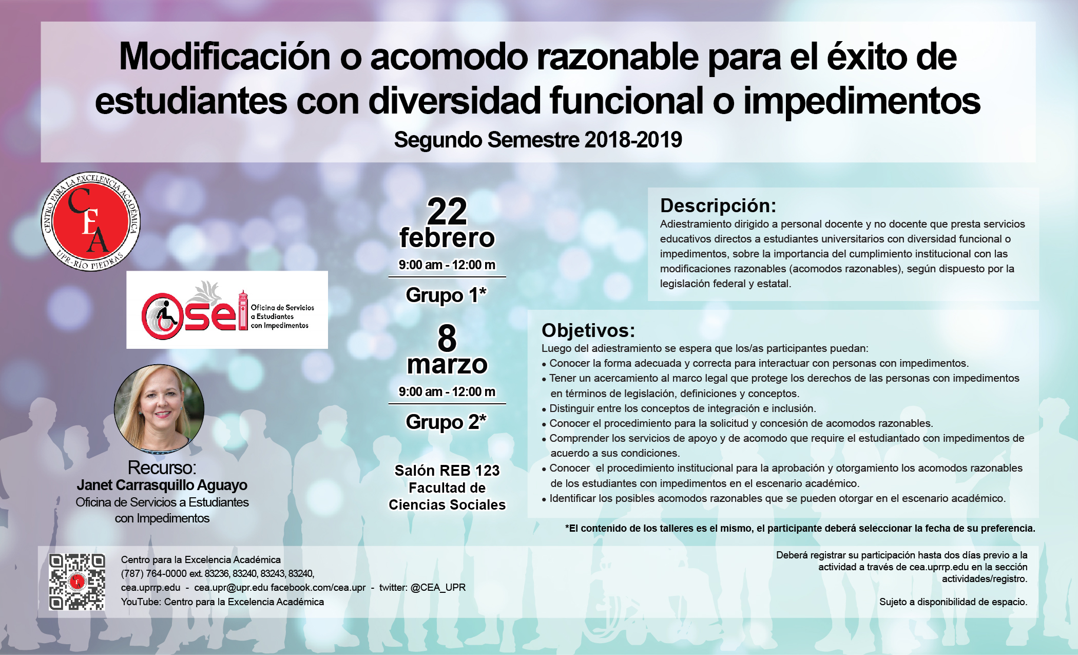 Modificación o acomodo razonable para el éxito de estudiantes con ...